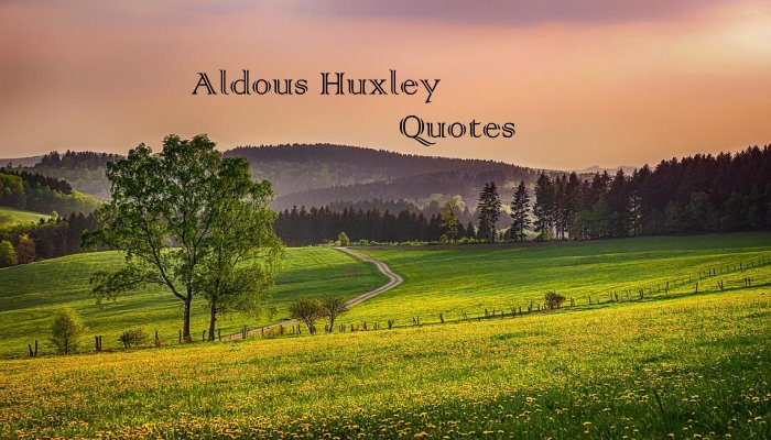 Aldous Huxley Quotes - Golden Proverbs